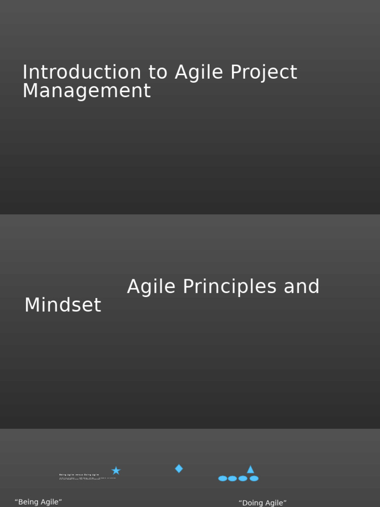 R5 - Introduction To Agile Project Management | PDF | Scrum (Software Development) | Agile ...