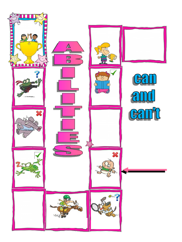 Abilities Can and Cant Boardgame | PDF