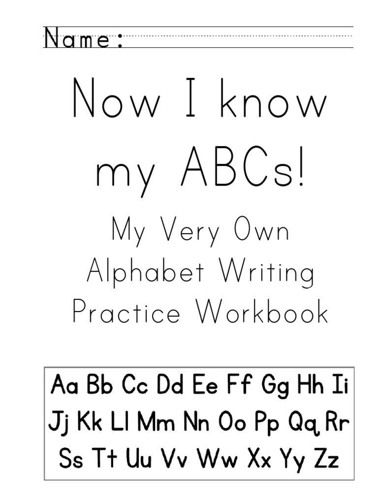 Grade 1 Alphabet Handwriting Practice | PDF