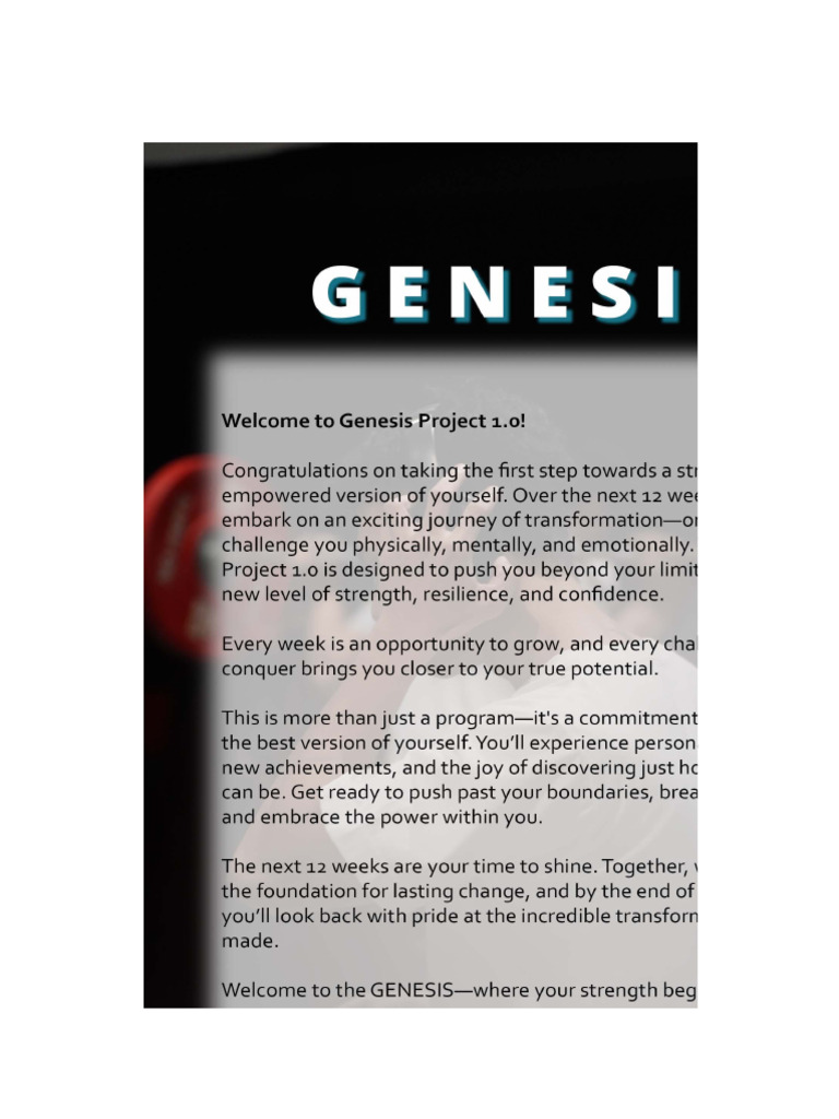 Genesis - 12 Week Powerlifting Program | PDF | Management Of Obesity ...