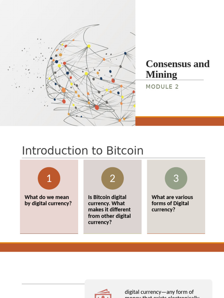 Consensus and Mining | PDF | Bitcoin | Cryptocurrency