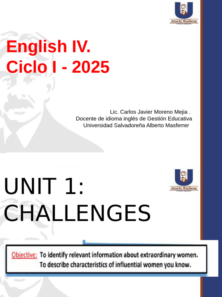 UNIT 1 (English LV) - CHALLENGES | PDF