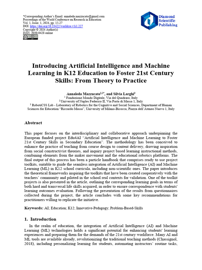 Introducing Artificial Intelligence and Machine Le | PDF | Artificial Intelligence ...