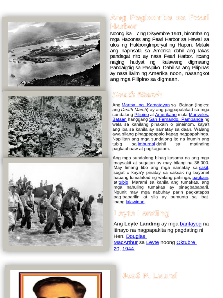 Ang Pagbomba Sa Pearl Harbor | PDF