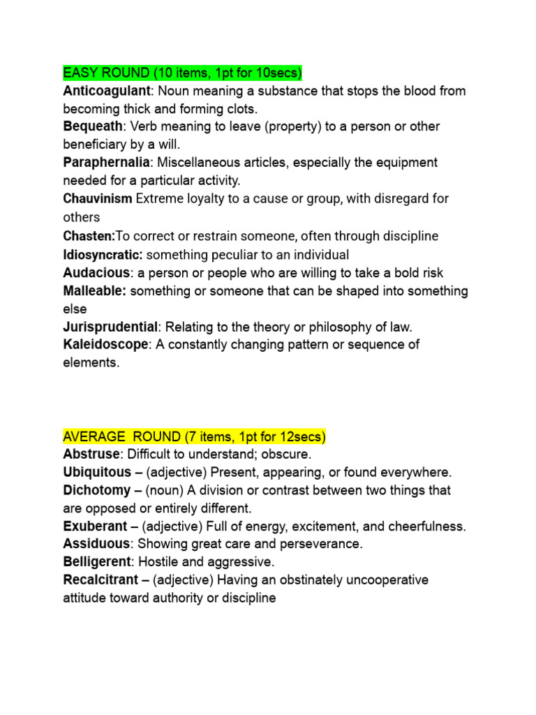 SPELLING-BEE-FINAL | PDF