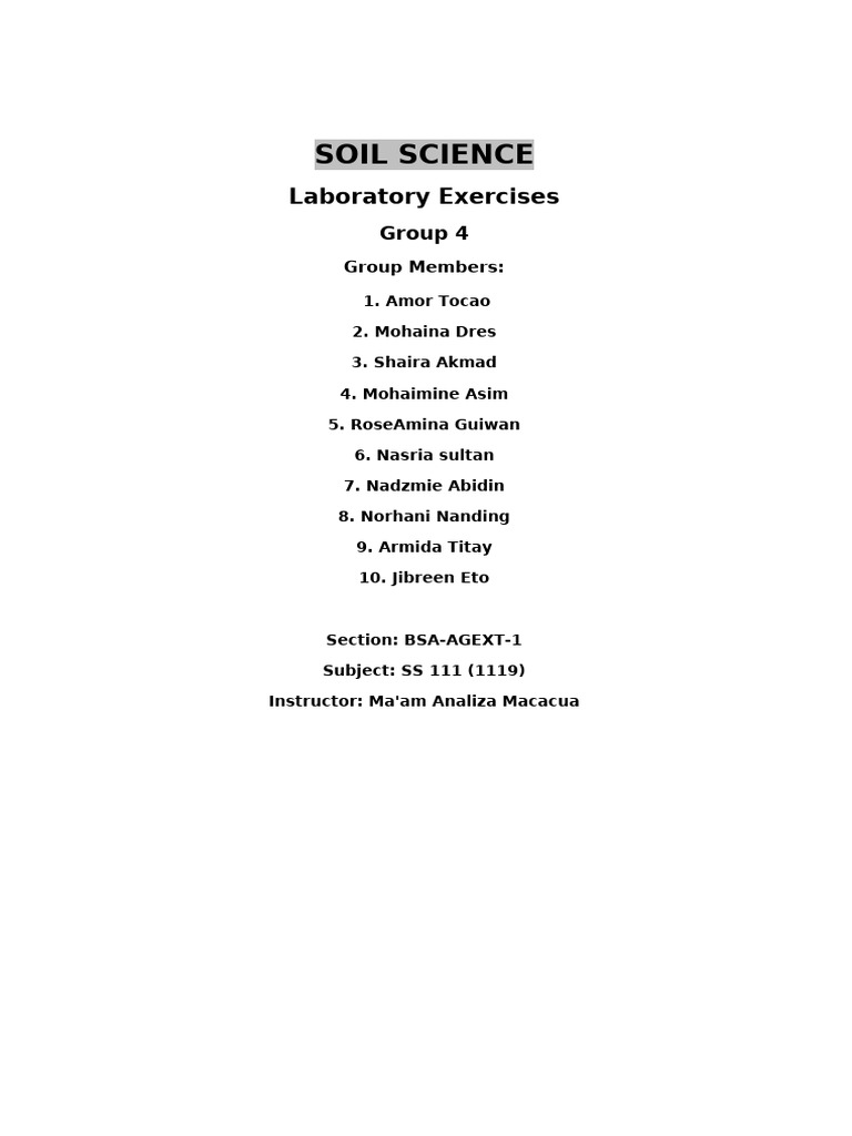 Soil Sampling Techniques in Agriculture | PDF | Soil | Physical Sciences