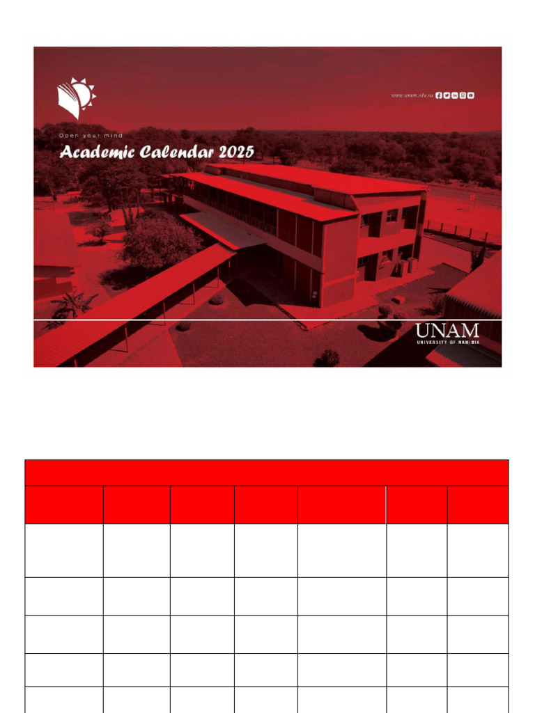 UNAM Academic Calendar 2025 Overview | PDF | Academic Term ...
