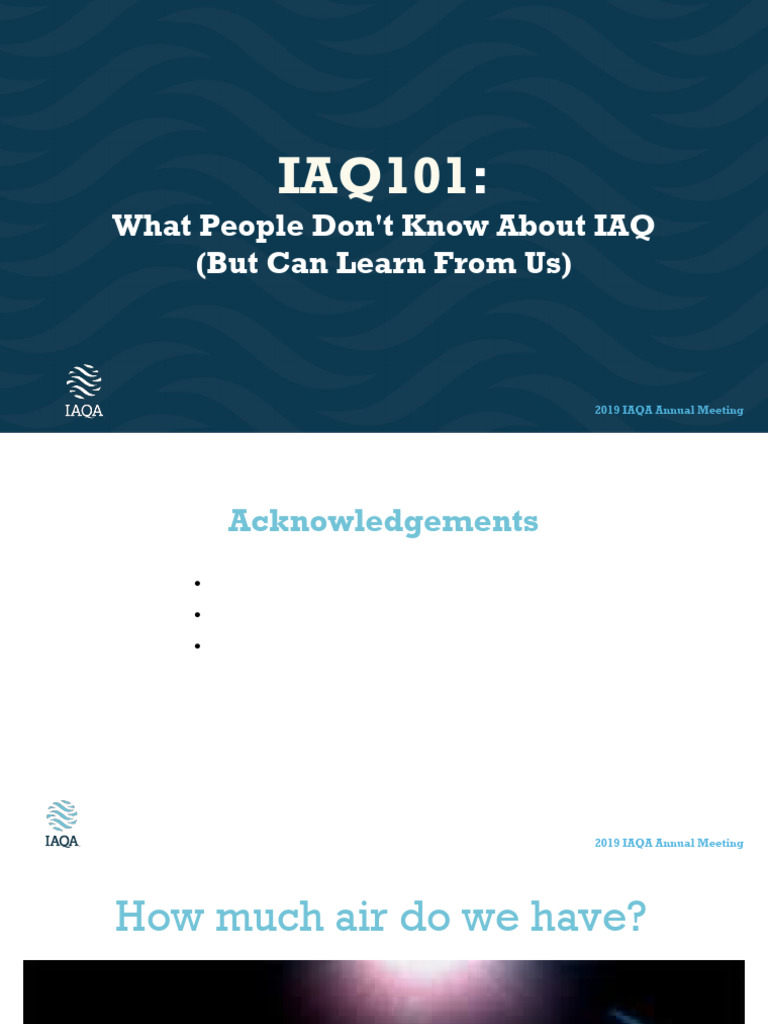 IAQ 101 What People Dont Know About IAQ but Can Learn From Us by Henry ...