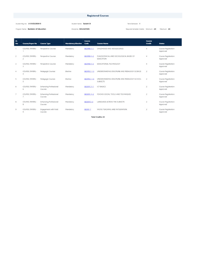 Student Internal Assessment Marks | PDF