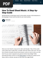 Basic Music Theory For Beginners - The Complete Guide | PDF