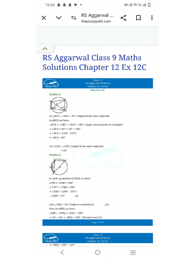 Maths Quad Leaff | PDF