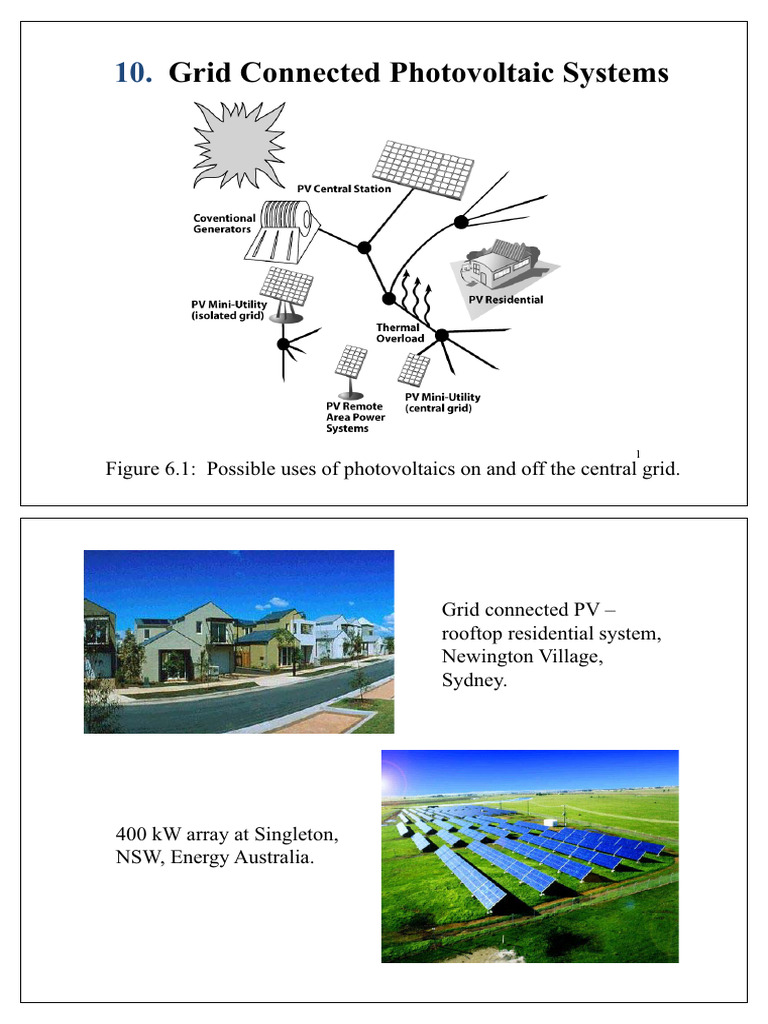 SOLA3540-9001 - Lecture 20-21 Grid Connected PV Systems | PDF ...