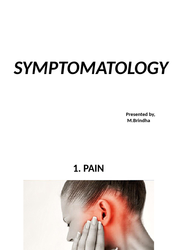 Symptomatology | PDF