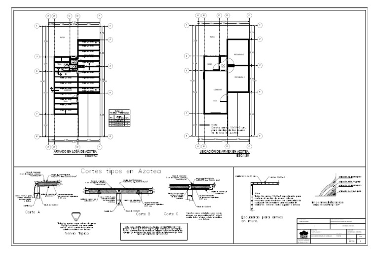 PLANO LOSA DE AZOTEA | PDF