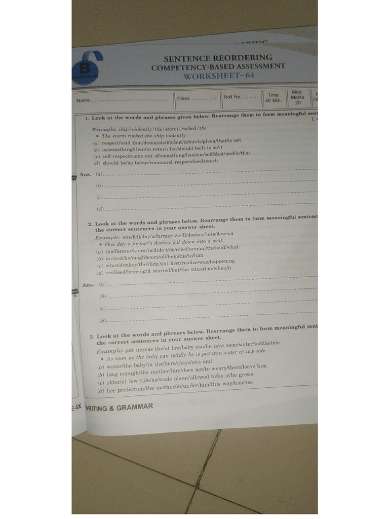 Me and Mine Extra Questions | PDF