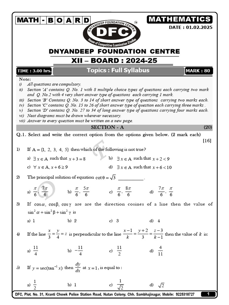 Math Prelim 2 - 01.02.2025 | PDF | Geometry | Mathematics