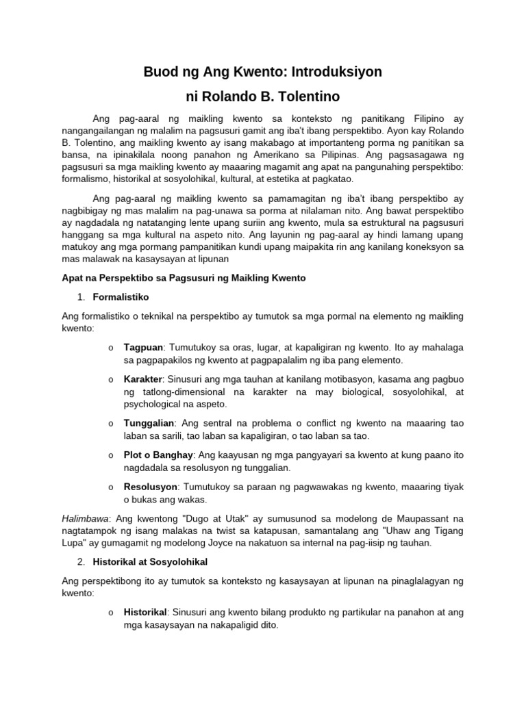 Buod NG Ang Kwento Maam Ange | PDF