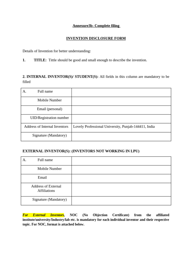 A740993679 32884 3 2025 Annexure1Sample | PDF | Invention | Prior Art