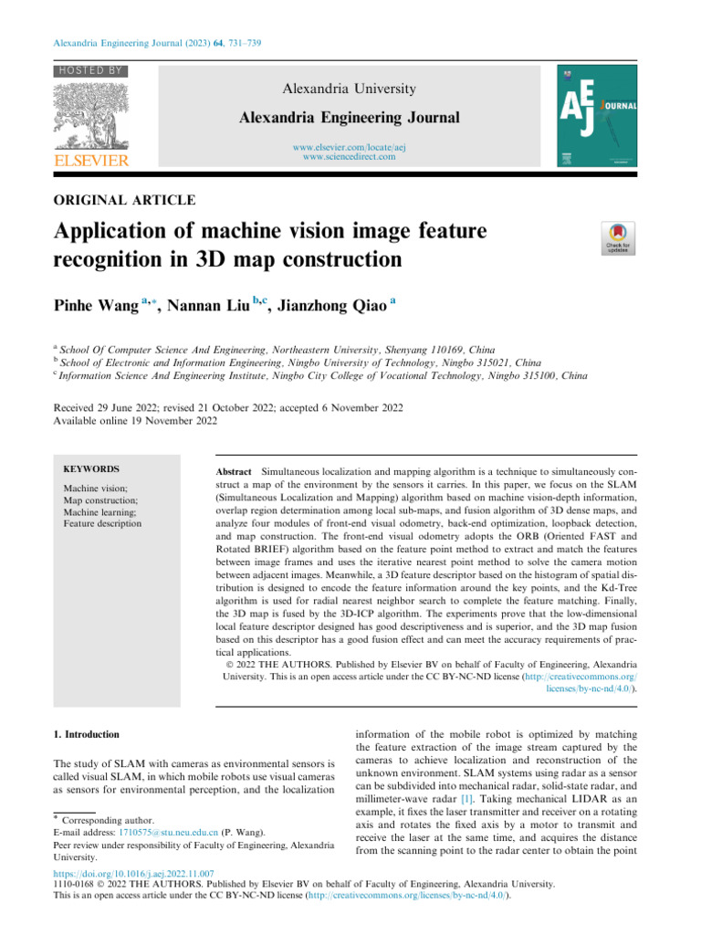 Application of machine vision image feature | PDF | Computer Vision ...