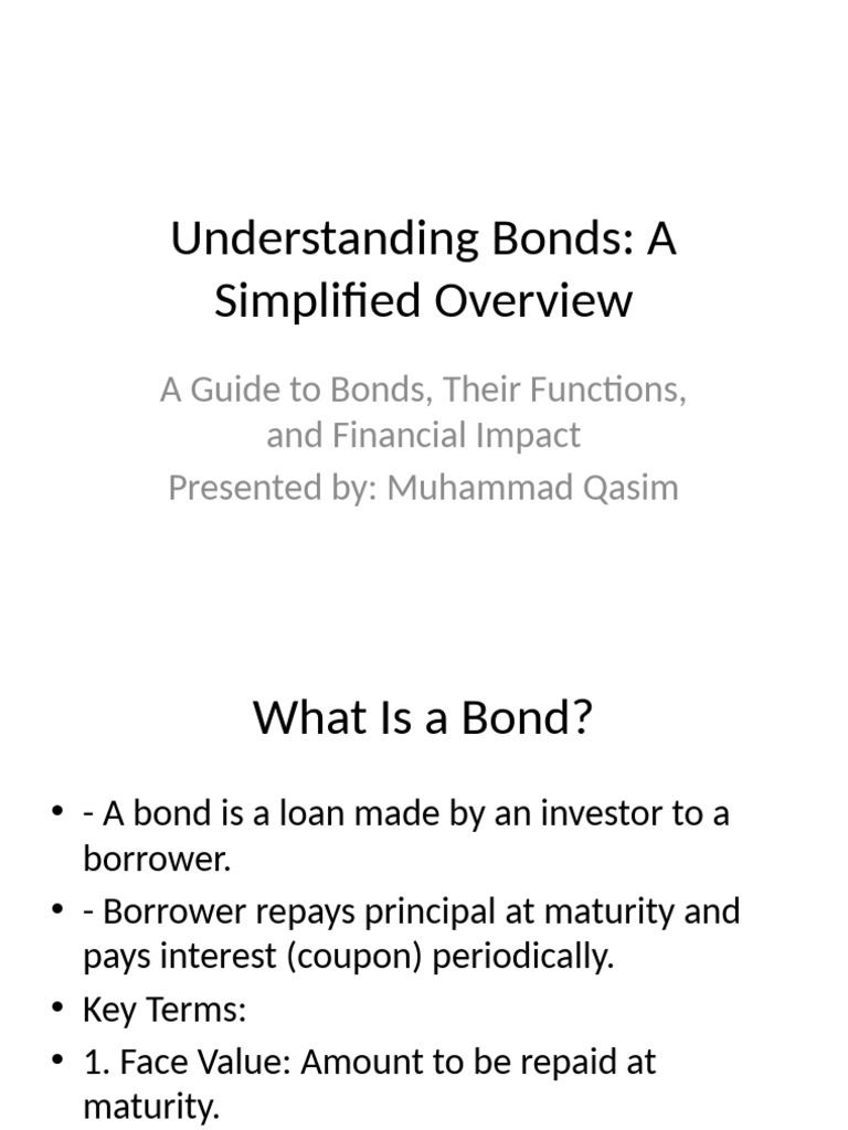Understanding Bonds Presentation | PDF