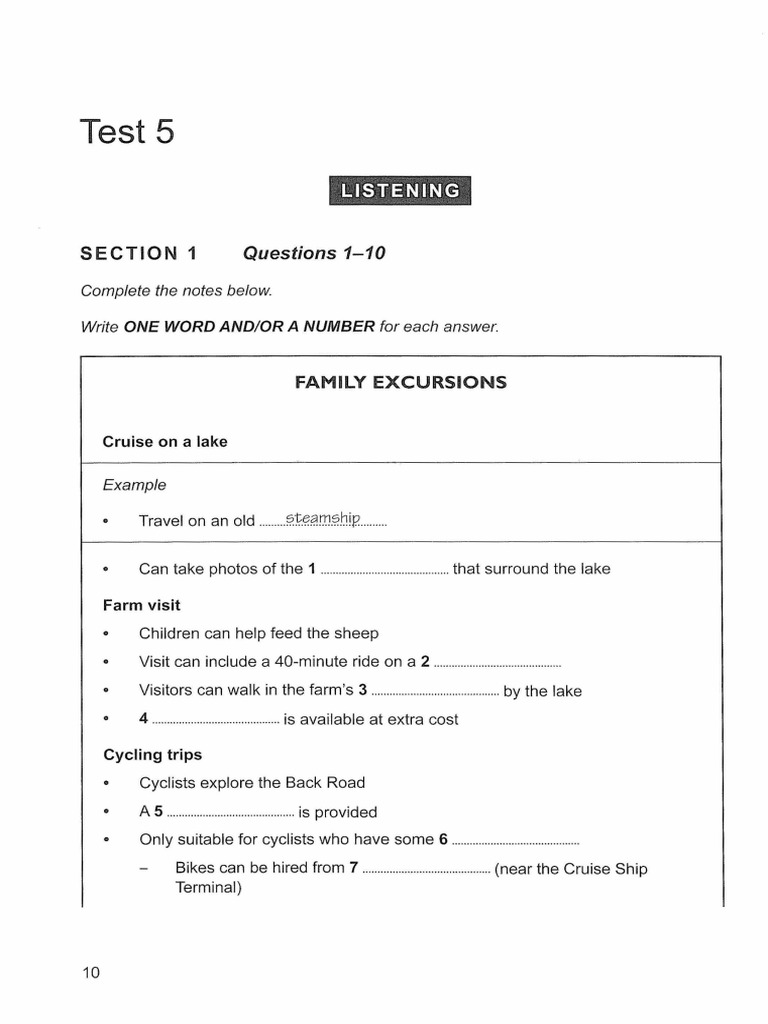 Family Excursions Listening Notes | PDF | Aerobic Exercise | Human ...