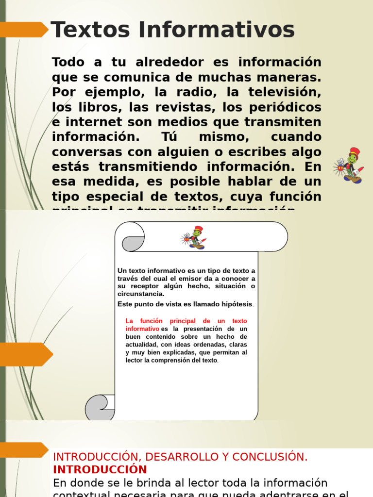 Textos Informativos: Estructura y Función | PDF