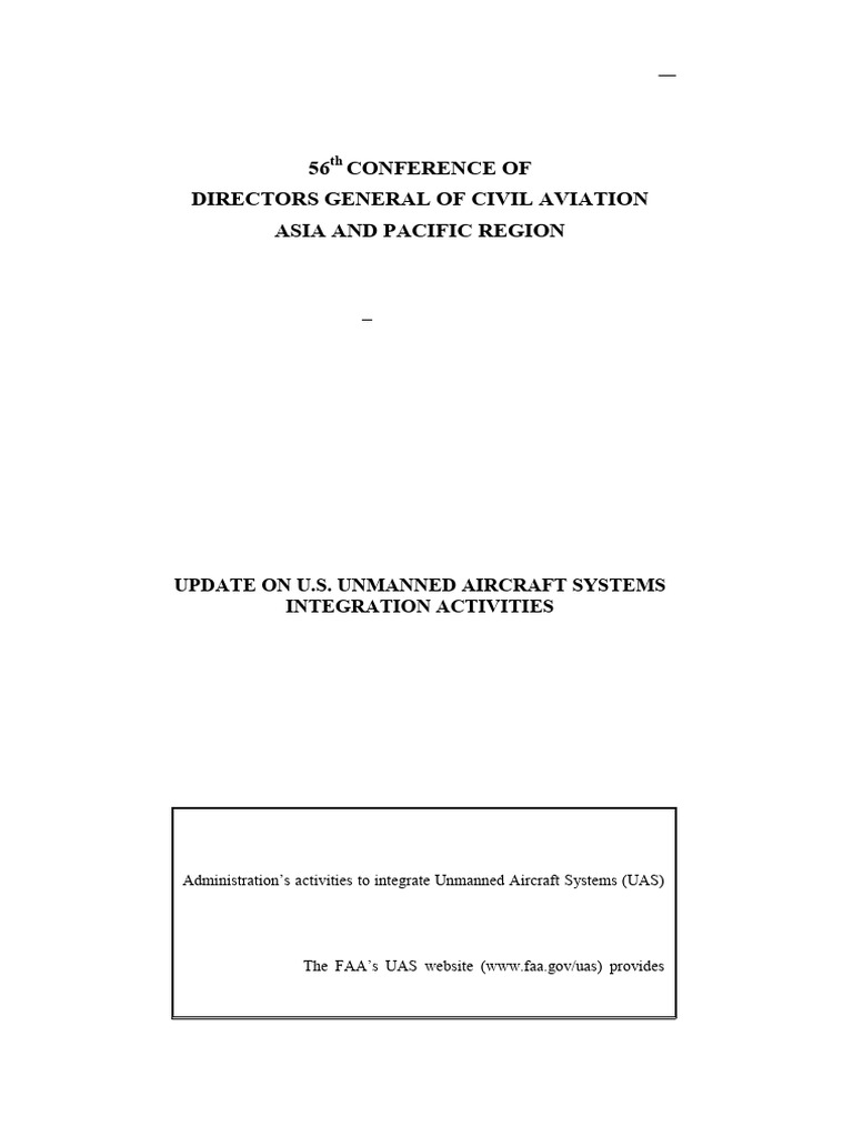 56-3-14-IP - U.S. UAS Integration Update - Pdf#search UAS | PDF | Unmanned Aerial Vehicle ...