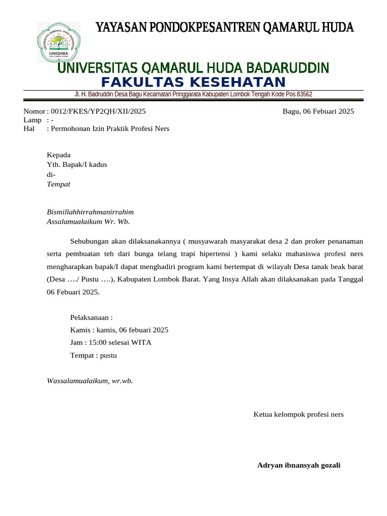 Surat Komunitas | PDF