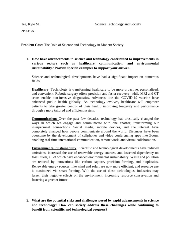 sts-case study | PDF | Energy Development | Electronic Waste