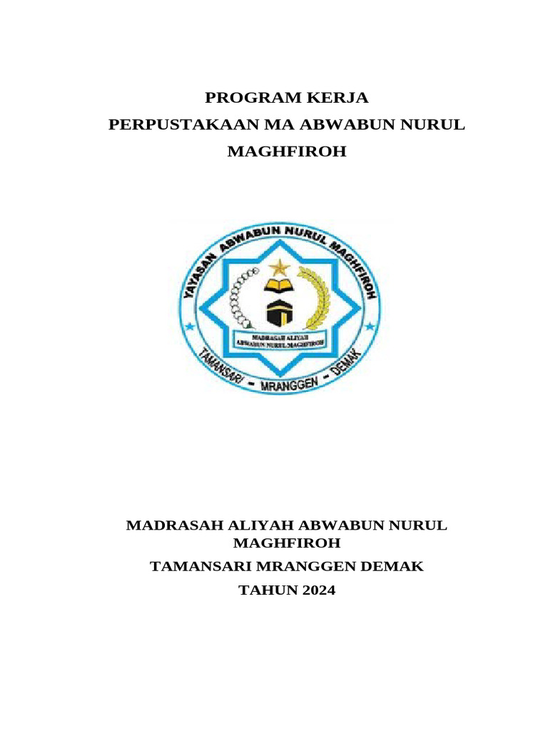 1 2 5 - Program Kerja Perpustakaan 24 - 095120 | PDF