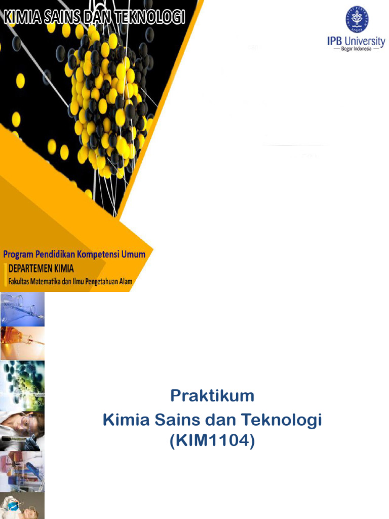 Penjelasan Praktikum Kimia Sains Dan Teknologi Semester Genap 2024-2025 ...
