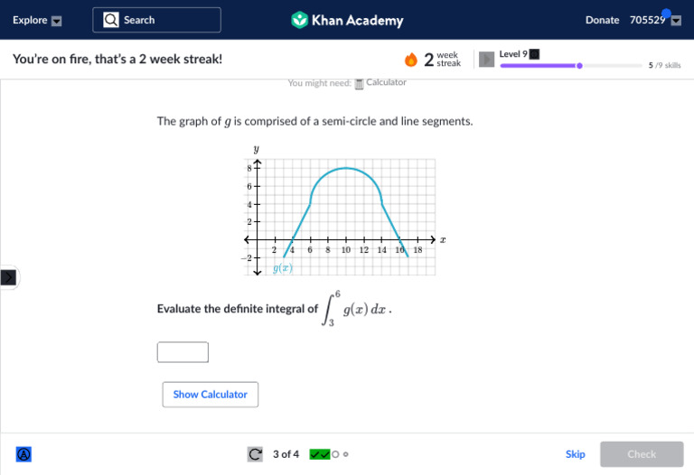 Definite Integrals Over Adjacent Intervals (Practice) Khan Academy | PDF