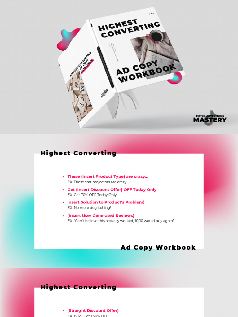 Highest Converting Adcopy Workbook | PDF