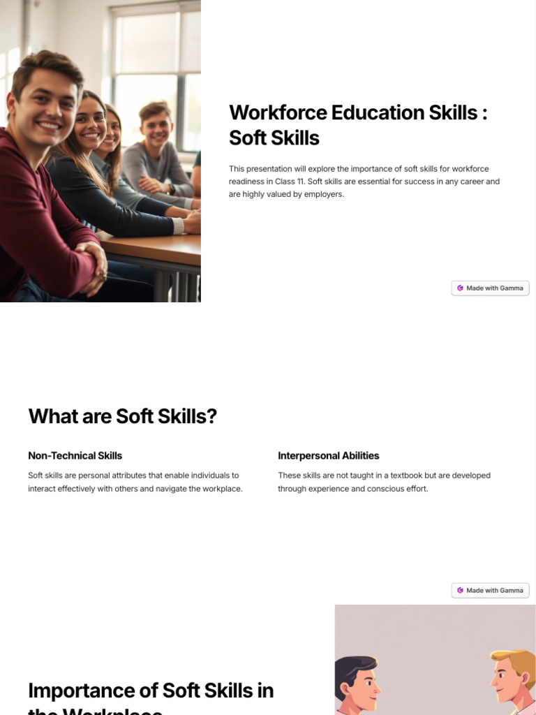 Workforce-Education-Skills-Soft-Skills | PDF | Skill | Communication