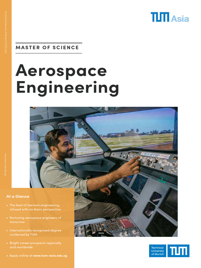 TUM Asia: Aerospace Engineering MSc | PDF | Aerodynamics | Flight