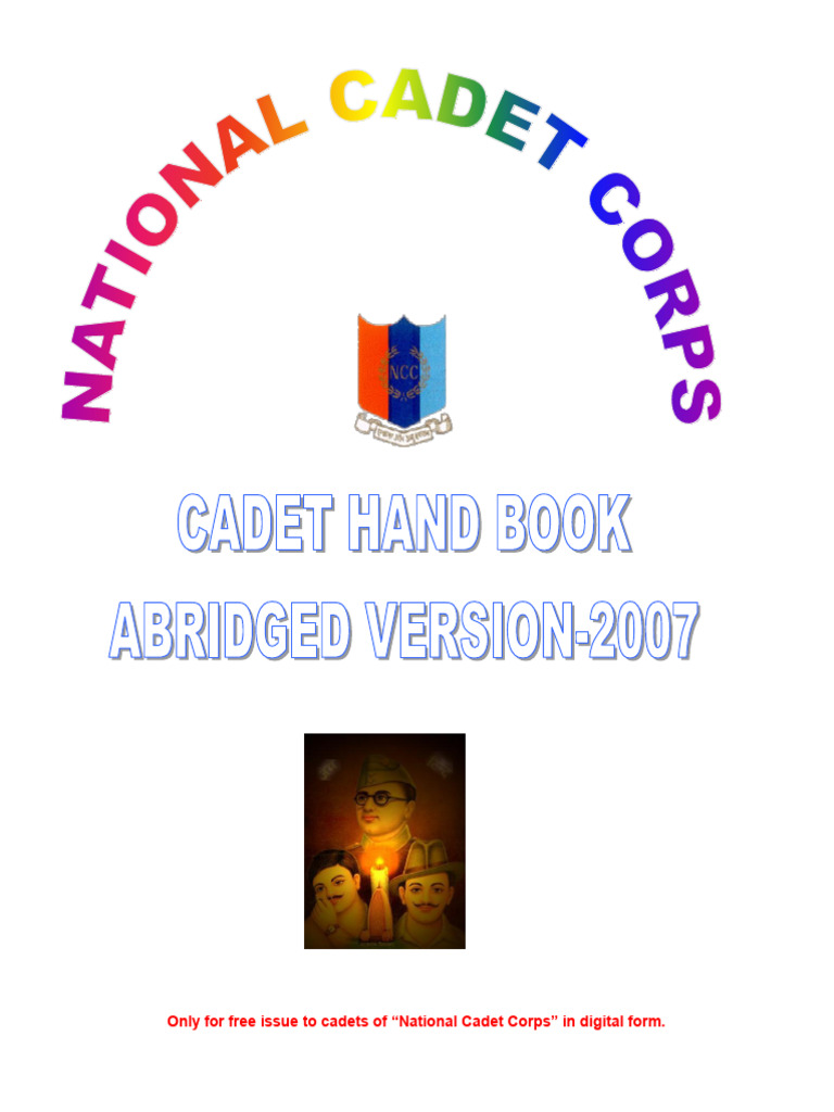 NCC Cadet Training Guide and FAQs | PDF