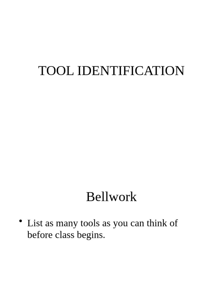Tool+ID | PDF