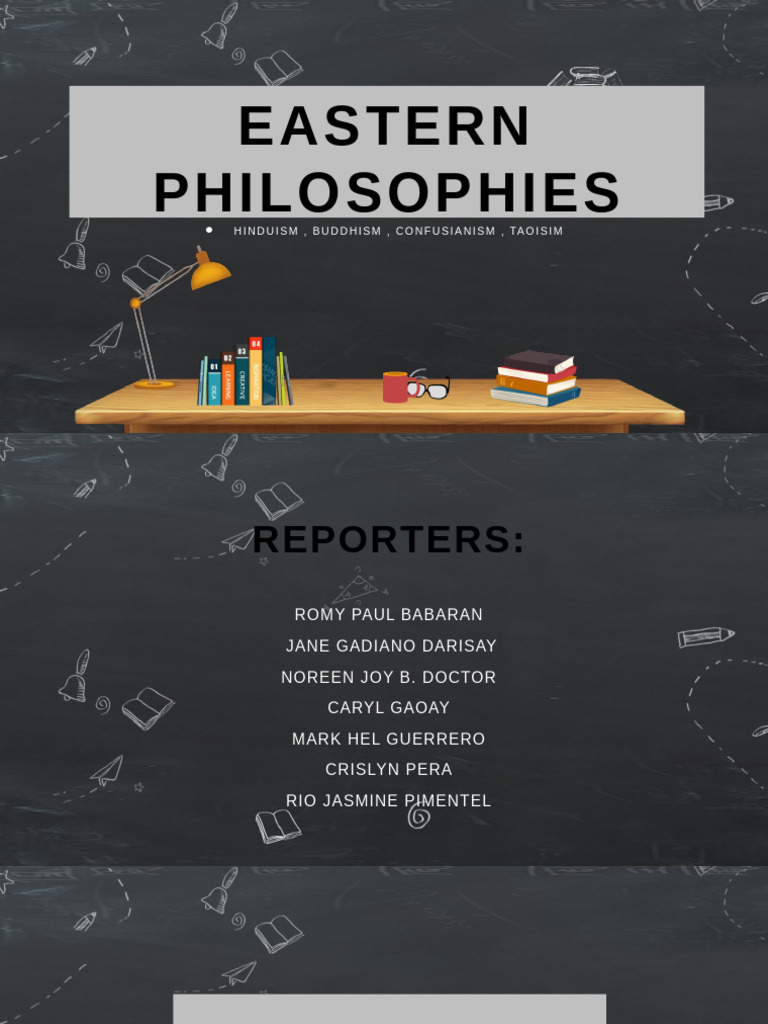 Eastern Philosophies: Hinduism, Buddhism, Confucianism, Taoism | PDF ...