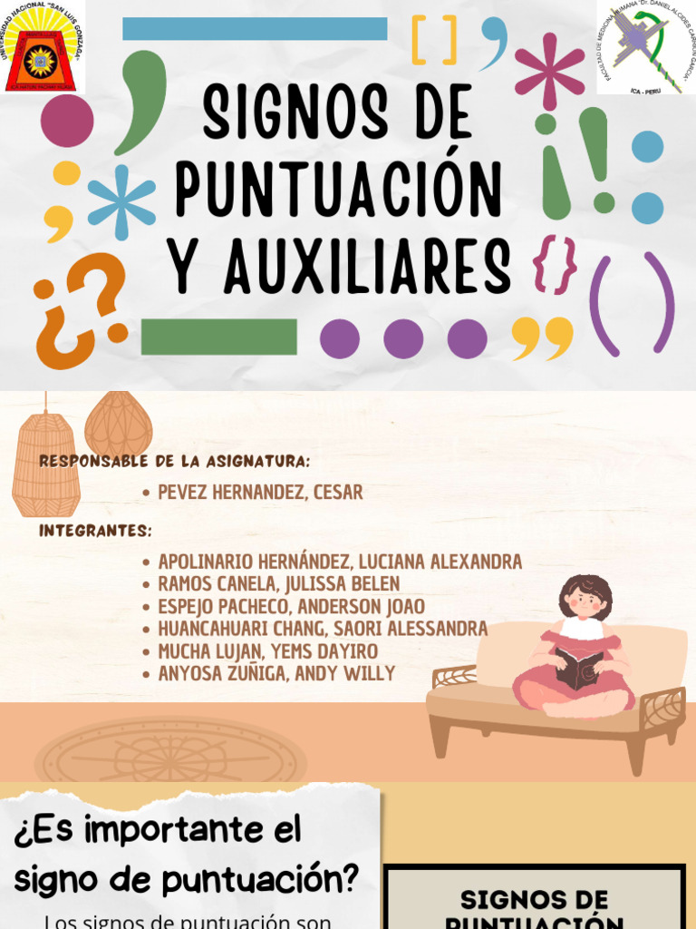 Signos de Puntuacion Lenguaje_compressed | PDF | Coma | Comillas