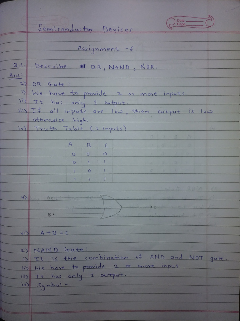 Semiconductor Devices Assignment-6 | PDF