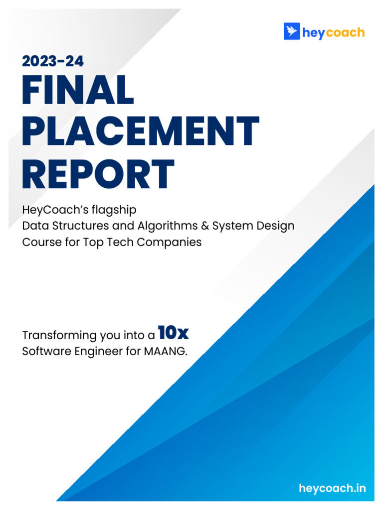 HeyCoach 2023-24 Placement Report | PDF | Salary | Computing