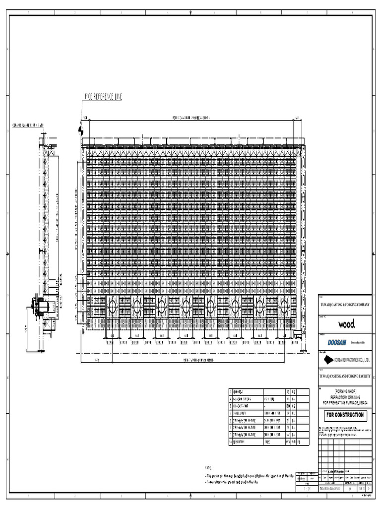 Twq-Yk08-Kba-387530 (Forging Shop) Refractory Drawing For Preheating ...