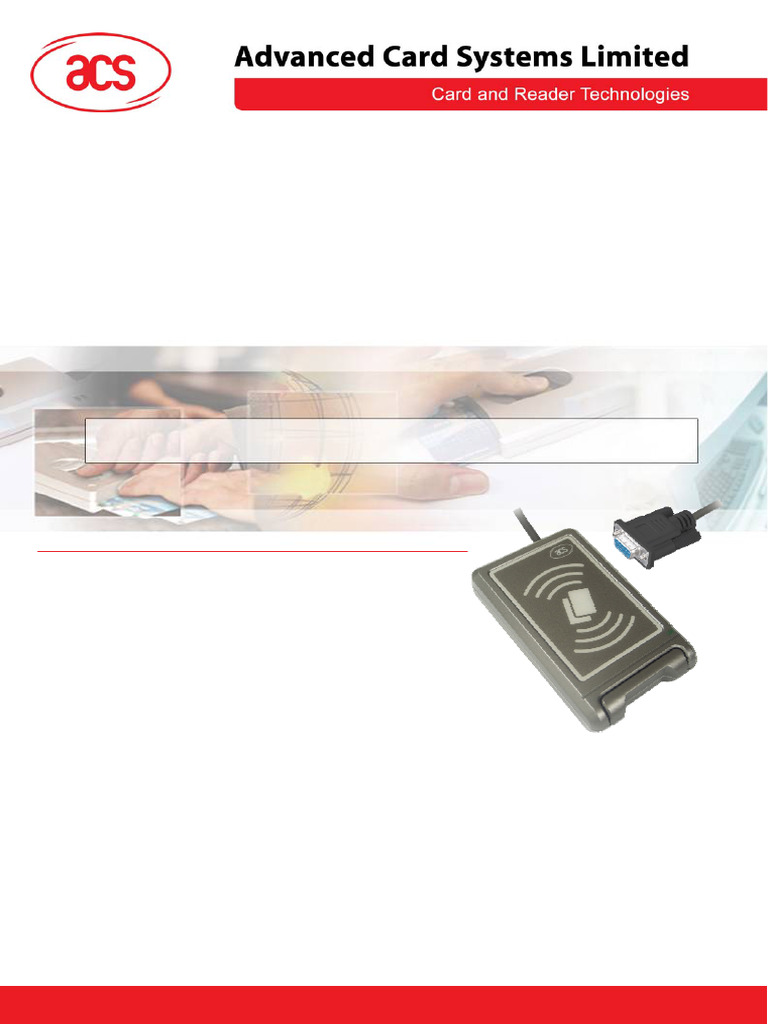 Contactless Smart Card Reader | PDF | Smart Card | Microsoft Windows