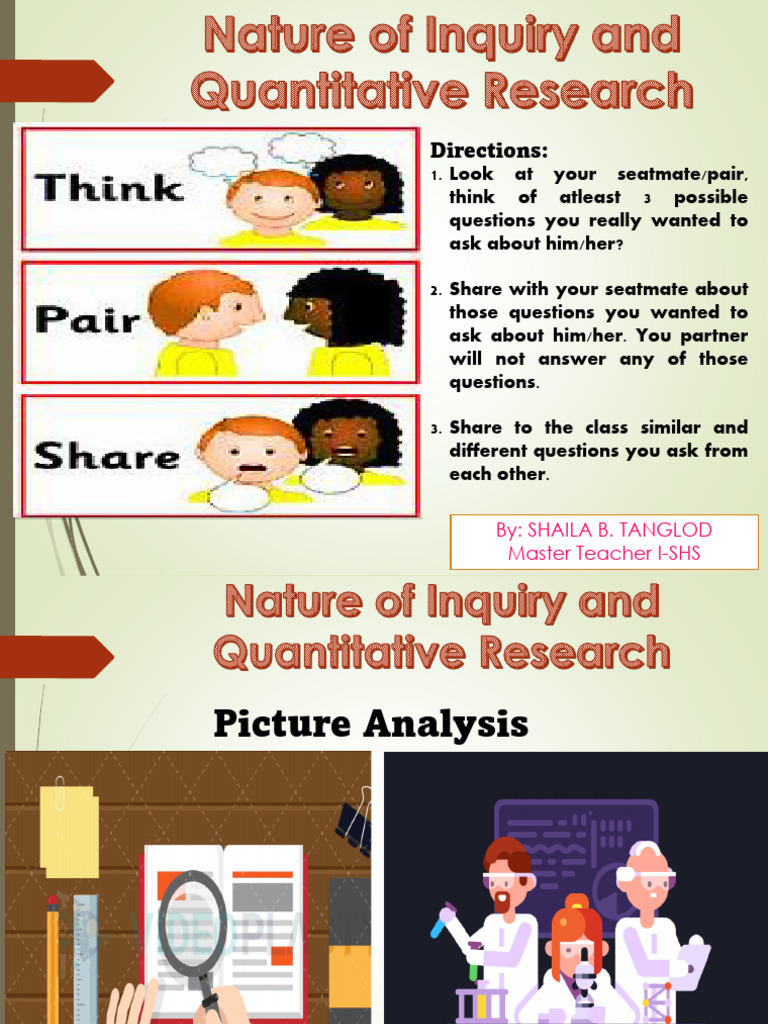 1 Nature of Inquiry and Quantitative | PDF | Quantitative Research ...