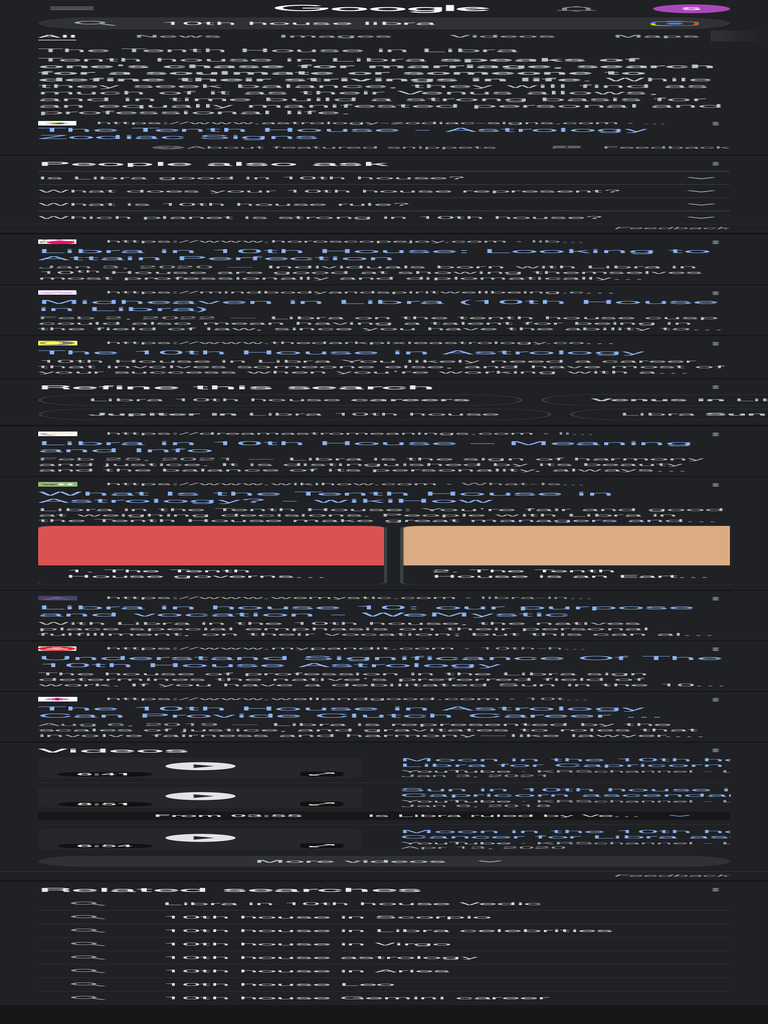 10th House Libra - Google Search | PDF | Planets In Astrology | Divination