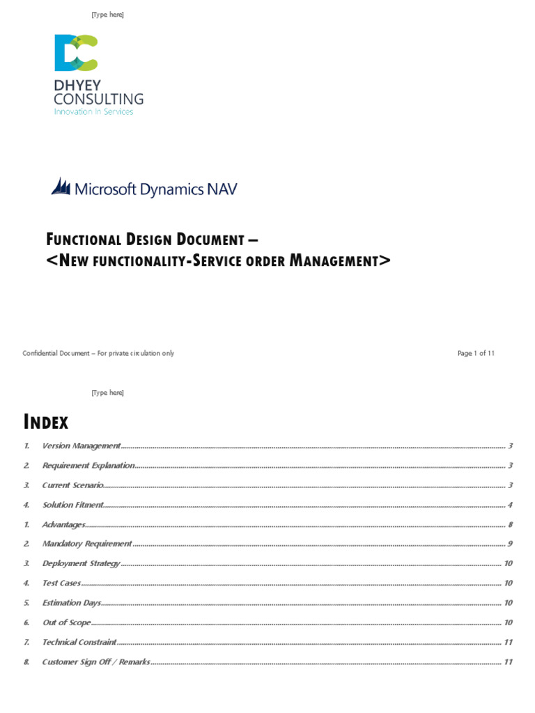 Service Order Management Design Document | PDF | Invoice | Receipt