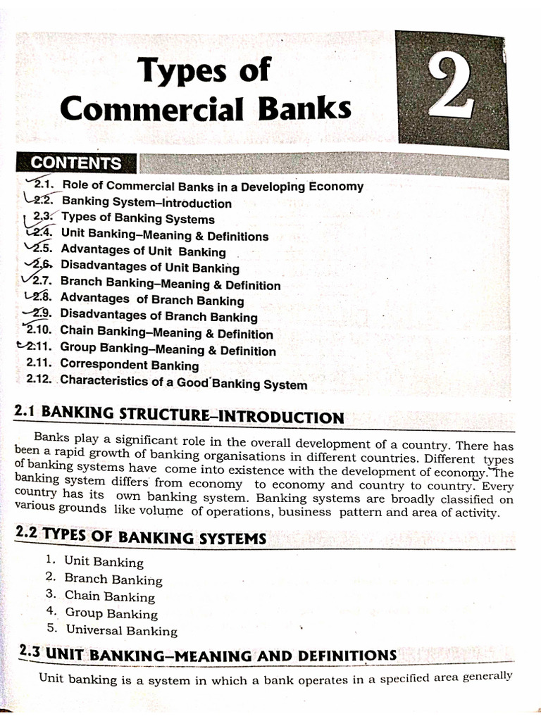 Banking Chapter 2 | PDF