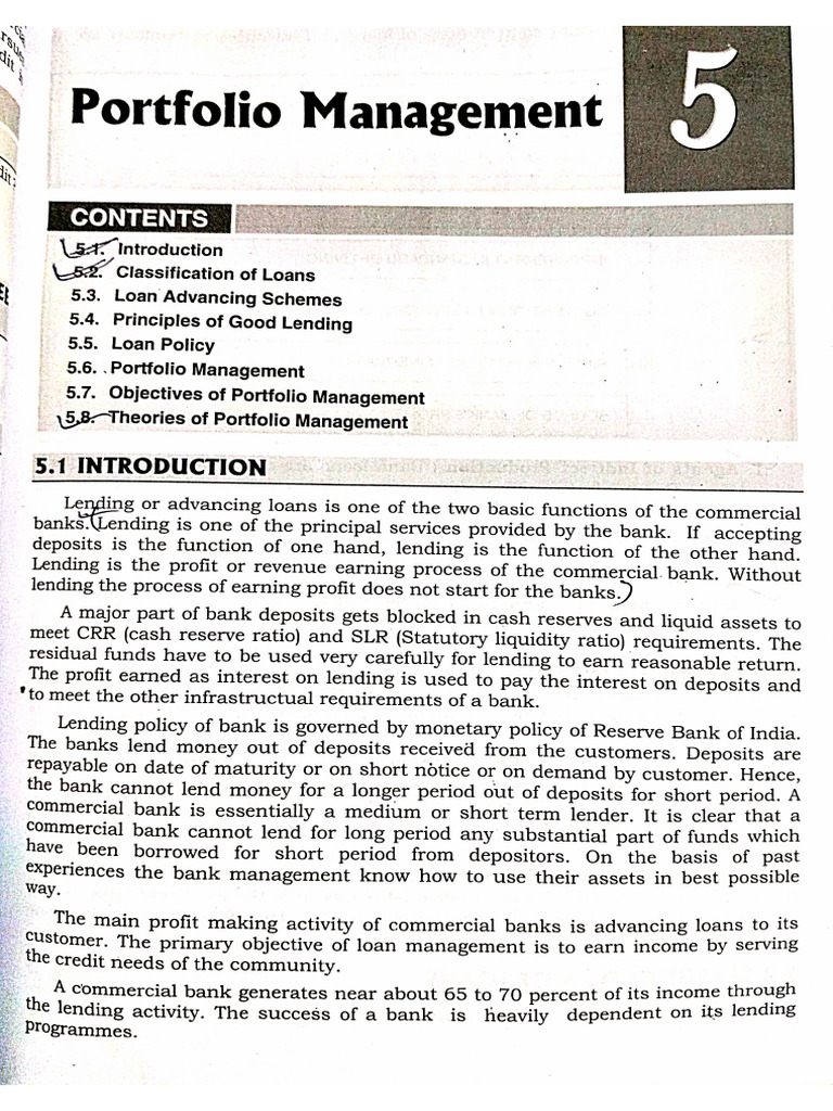 Banking Chapter 5 | PDF