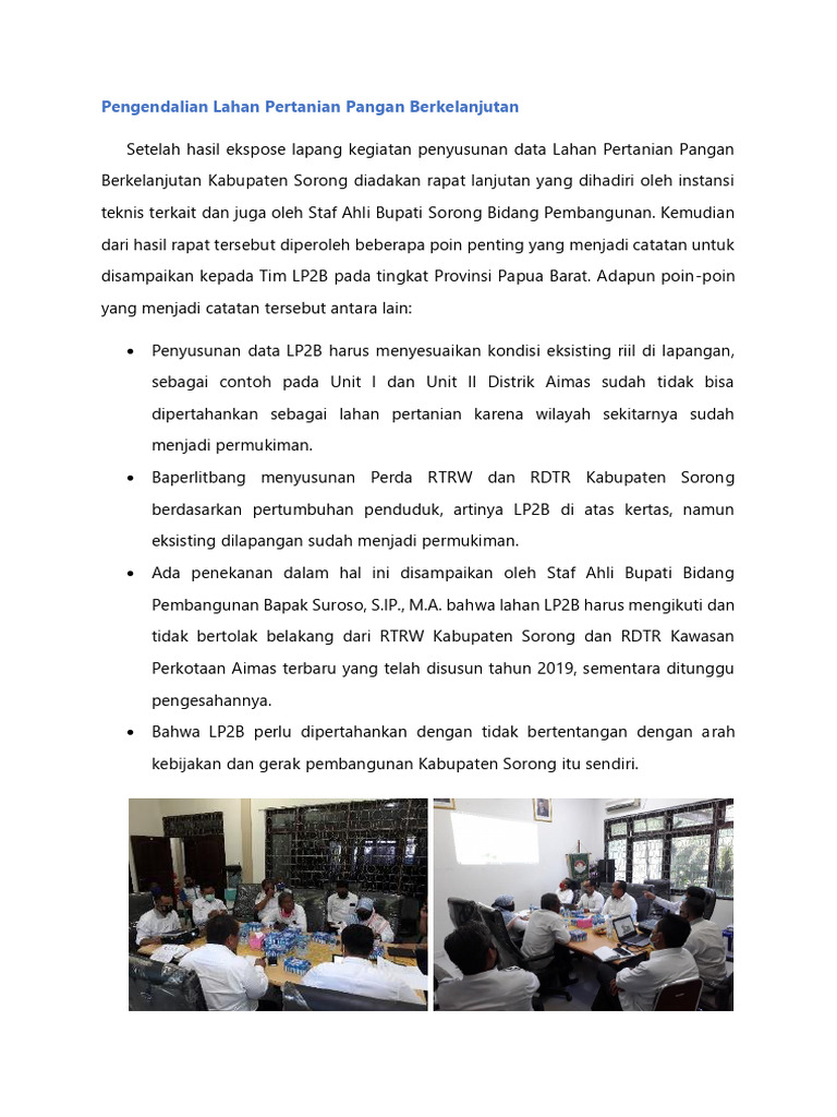 Pengendalian LP2B Tambahan Materi | PDF