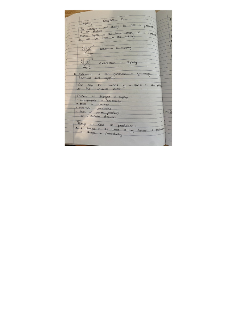 Demand and supply notes | PDF